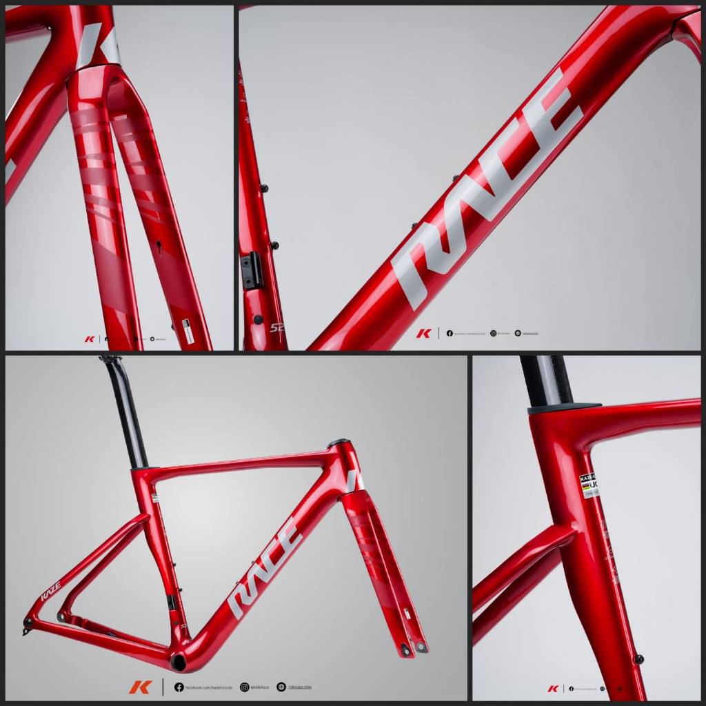 เฟรมเซ็ต KAZE Kanon XR 2025 Frameset เสือหมอบเซมิแอโร่ | Shopee Thailand
