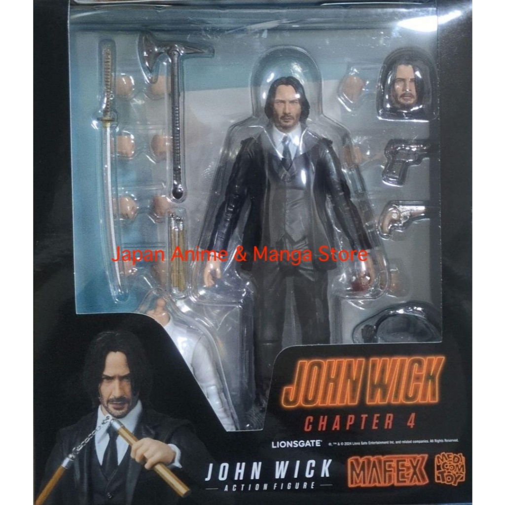 MEDICOM TOY MAFEX No.212 JOHN WICK (JOHN WICK: CHAPTER 4) action figure ...