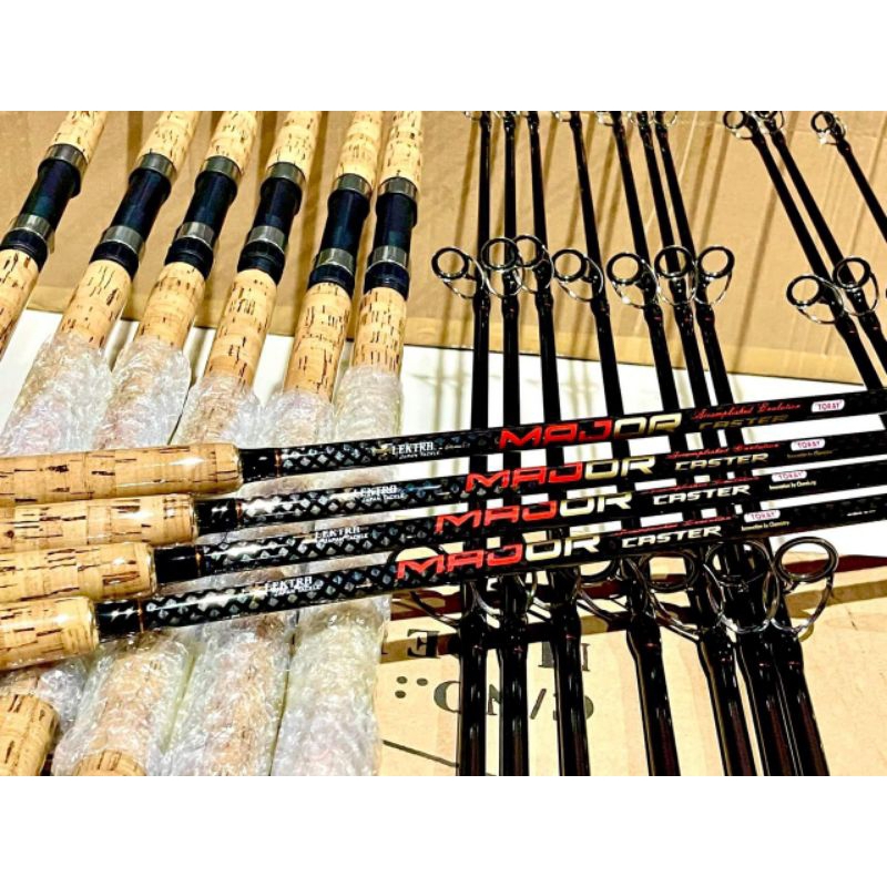 คันเบ็ด ELEKTRA MAJOR CASTER เวท 25-50 lb.เนื้อแบล็งกราไฟท์ TORAY ไกด์ ...