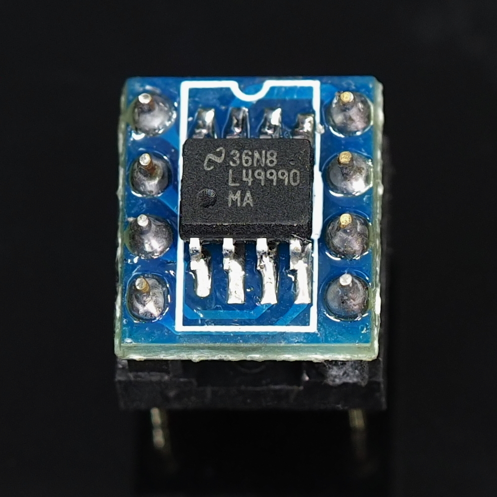 Single OP-AMP ออปแอมป์ LME49990MA เป็นแบบSMD ผลิตที่ U.S.A. (ขายเป็น ...