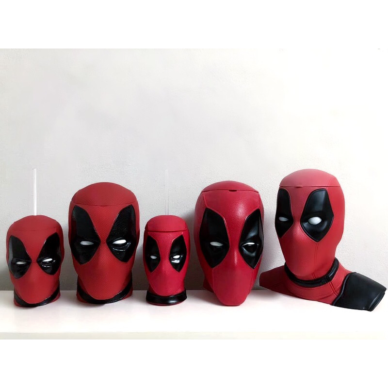 (ทักขอลด120฿) ถังป๊อปคอร์นและแก้วน้ำ Deadpool 2 เดดพลู จาก Major ...