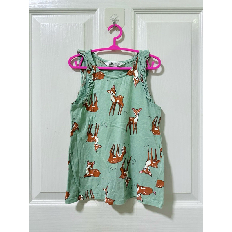 เสื้อยืด แขนกุดเด็กผู้หญิง H&M ไซด์ 6-8y | Shopee Thailand