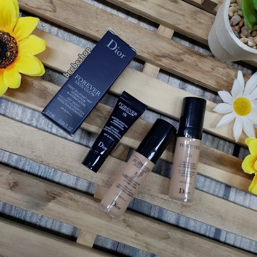 รองพื้น ทดลอง DIOR Forever Matte - Skin Glow Foundation 2.7ml และ 5ml สี 1N 2N 3N | Shopee Thailand