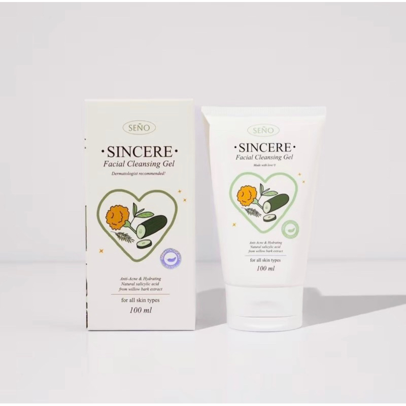 เจลซินเซีย เจลล้างหน้า (Sincere Facial Cleansing Gel) | Shopee Thailand