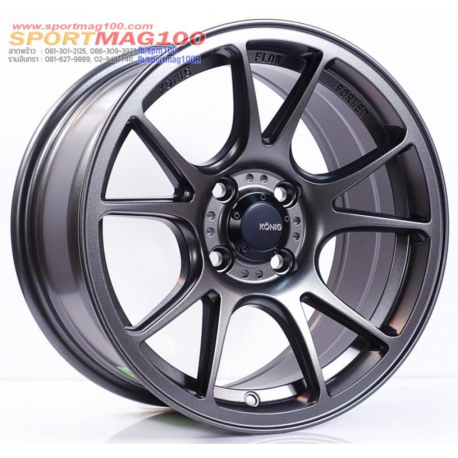 ล้อแม็กซ์ KONIG N903M สีเทา 7x15 4รู100 ET28 [21416] | Shopee Thailand