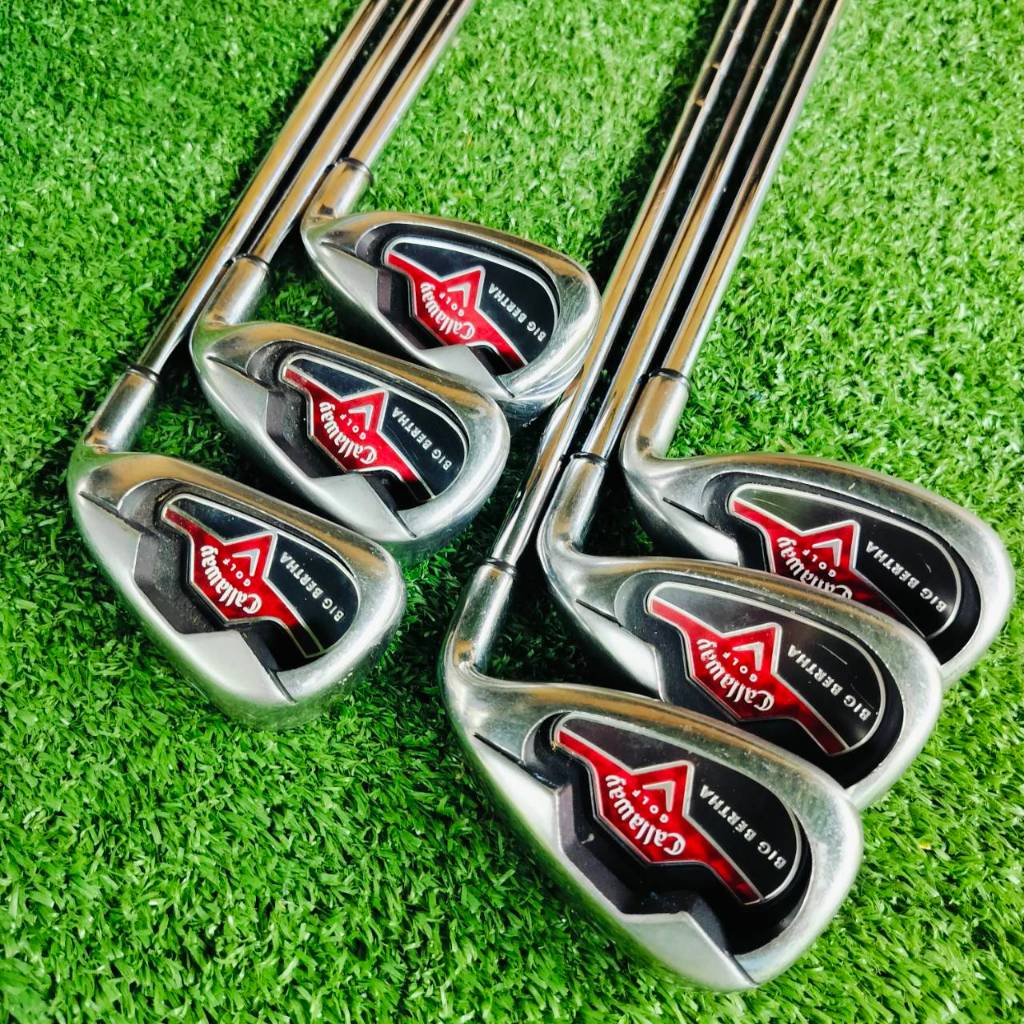 [ผ่อน] *** ขาดเหล็ก 6 *** ชุดเหล็ก Callaway BIGBERTHAR ก้าน NS PRO 850 ...