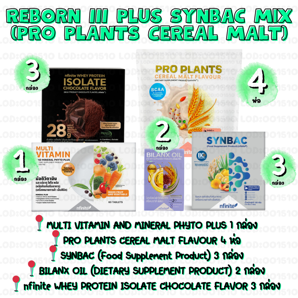 Legacy เลกาซี่ Reborn III Plus Synbac Mix (PRO PLANTS CEREAL MALT ) | Shopee Thailand