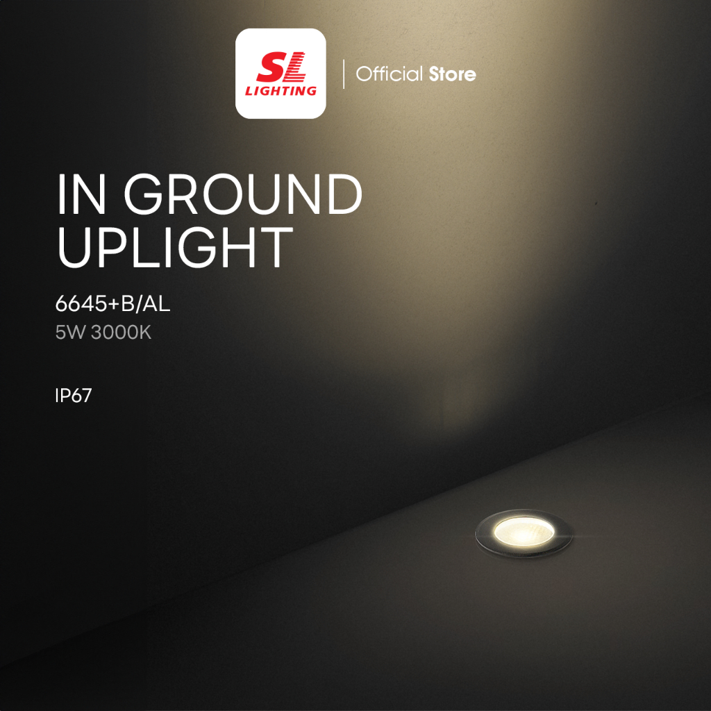 SL LIGHTING | In Ground Uplight โคมไฟฝังพื้น LED 5W 3000K IP67 ...