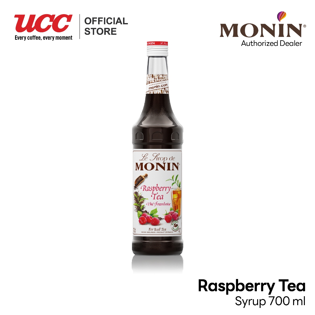 MONIN Raspberry Tea Syrup น้ำเชื่อมกลิ่นชาราสพ์เบอร์รี 700ml. | Shopee ...