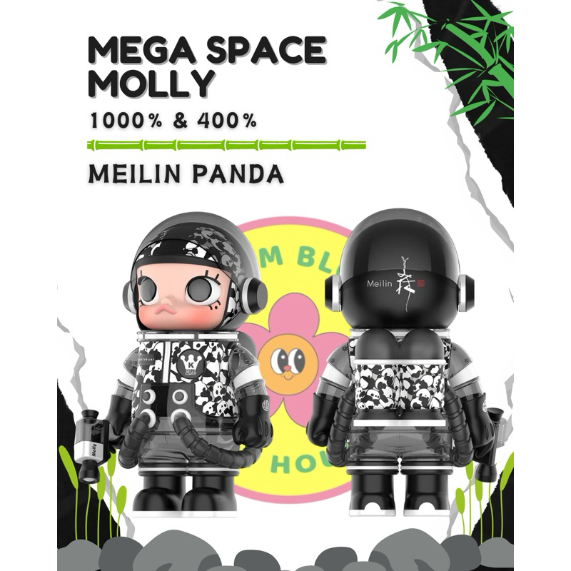🚚💨 Pre-Order |🌈POP MART🌈| MEGA SPACE MOLLY 1000%-400% | MEILIN PANDA ...