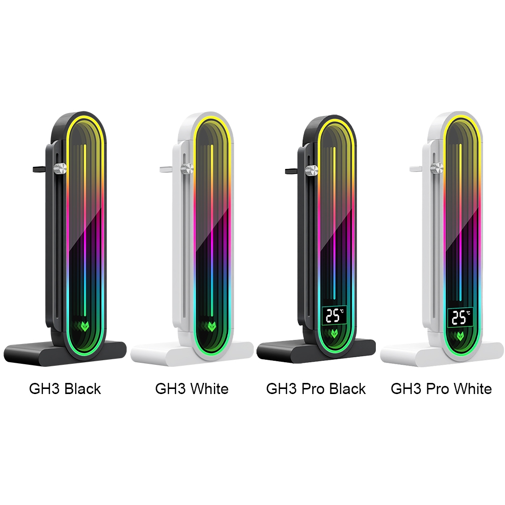 ขาตั้งการ์ดจอ Coolmoon Aosor GH3 GPU vertical bracket ARGB 3pin 5V B&W ...