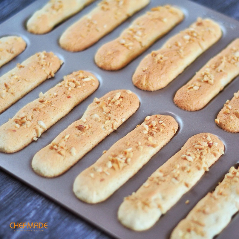 พิมพ์อบ เอแคลร์ คุ๊กกี้ ladyfinger 14 ช่อง Chefmade ECLAIR CAKE PAN 14 ...