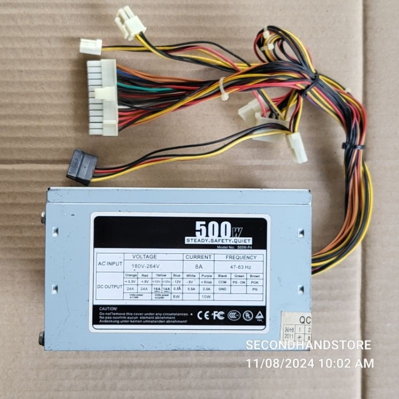 PSU NO-BRAND (ไม่มียี่ห้อ) 500W IDE SATA สำหรับ PC | Shopee Thailand