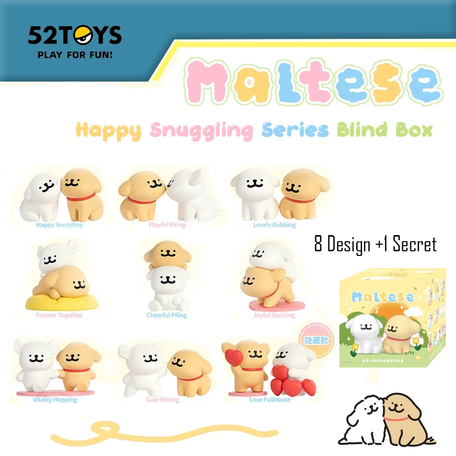 (พร้อมส่ง) กล่องสุ่ม น้องหมา มอลทีส Maltese happy Snuggling SERIES ...