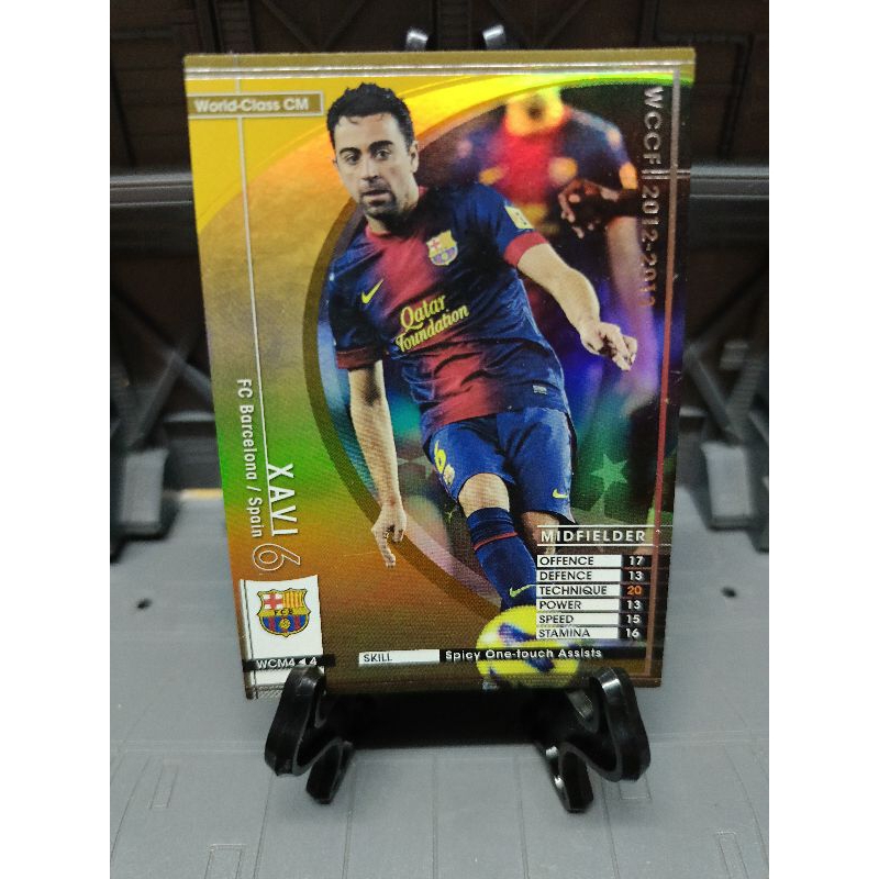 Panini WCCF 2012-13 Xavi WCM Refractor card FC Barcelona Spain | Shopee Thailand