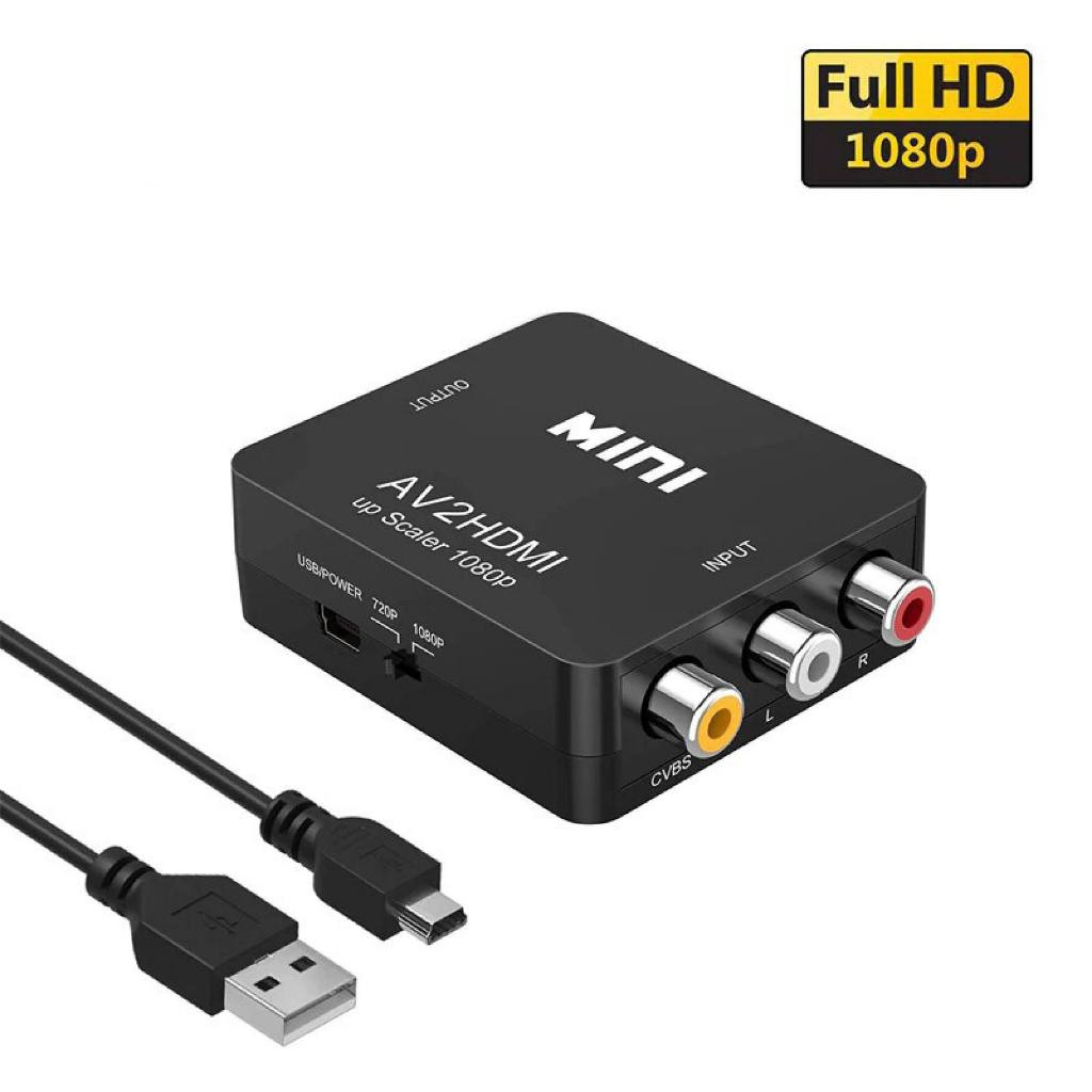 อะแดปเตอร์แปลง AV TO HDMI 1080P,อะแดปเตอร์แปลงวิดีโอ AV2HDMI-compatible ...