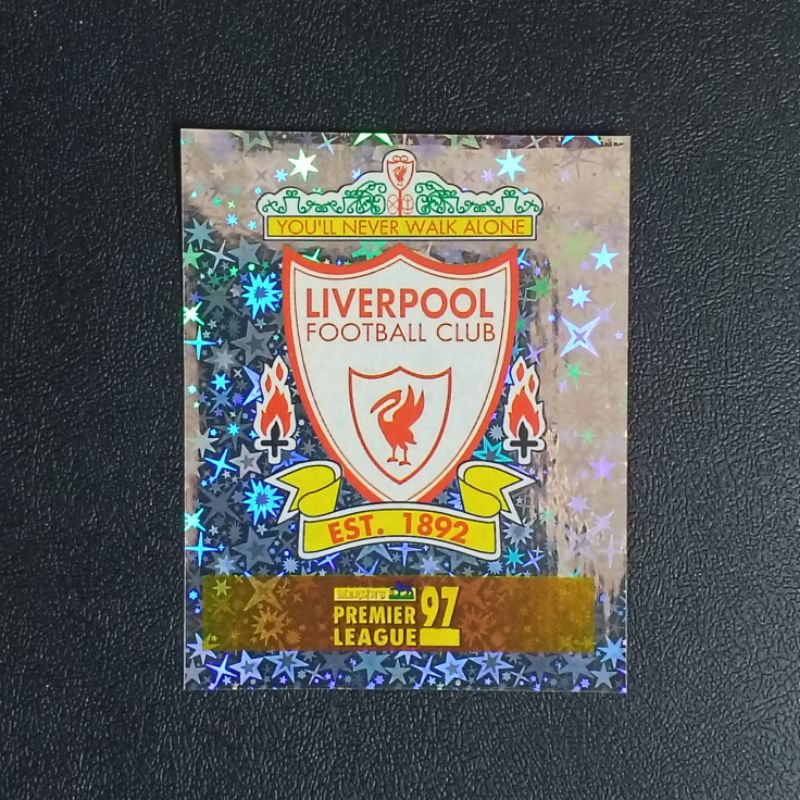 สติ๊กเกอร์ฟุตบอล ทีมลิเวอร์พูล LIVERPOOL MERLIN PREMIER LEAGUE 97 SOCCER STICKER COLLECTIONS ...