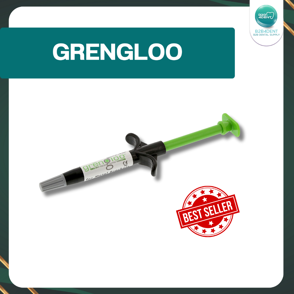 Grengloo Ormco กาวจัดฟัน แพคเกจจิ้งใหม่ 2023 กรีนกลู กาวทันตกรรม กาวจัด ...