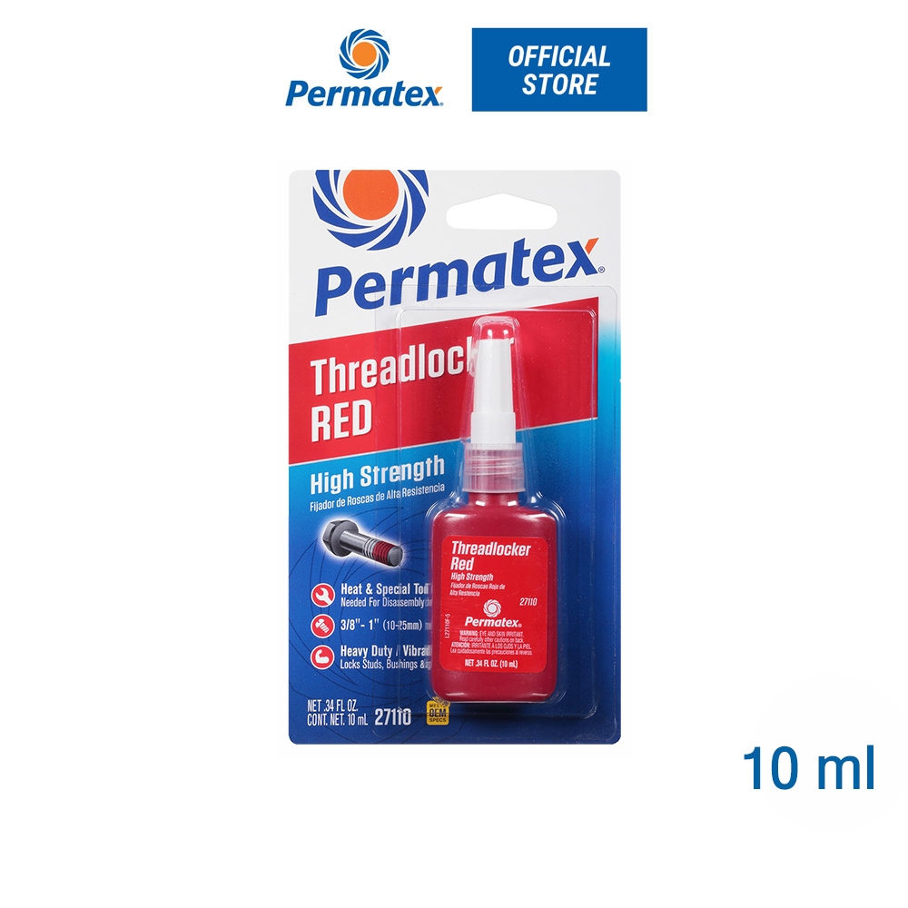 Permatex 27110 / 27150 High Strength Threadlocker Red น้ำยาล็อคเกลียว ...