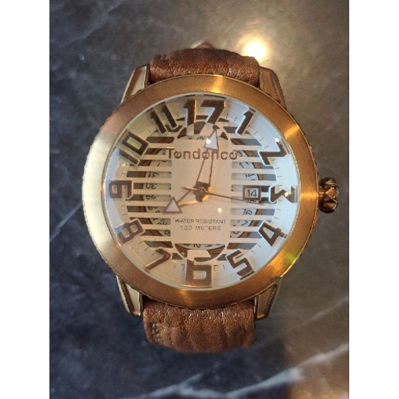TENDENCE DOME 3H SEETHROUGH DIAL, IPROSE GOLD AND WHITE | Shopee Thailand
