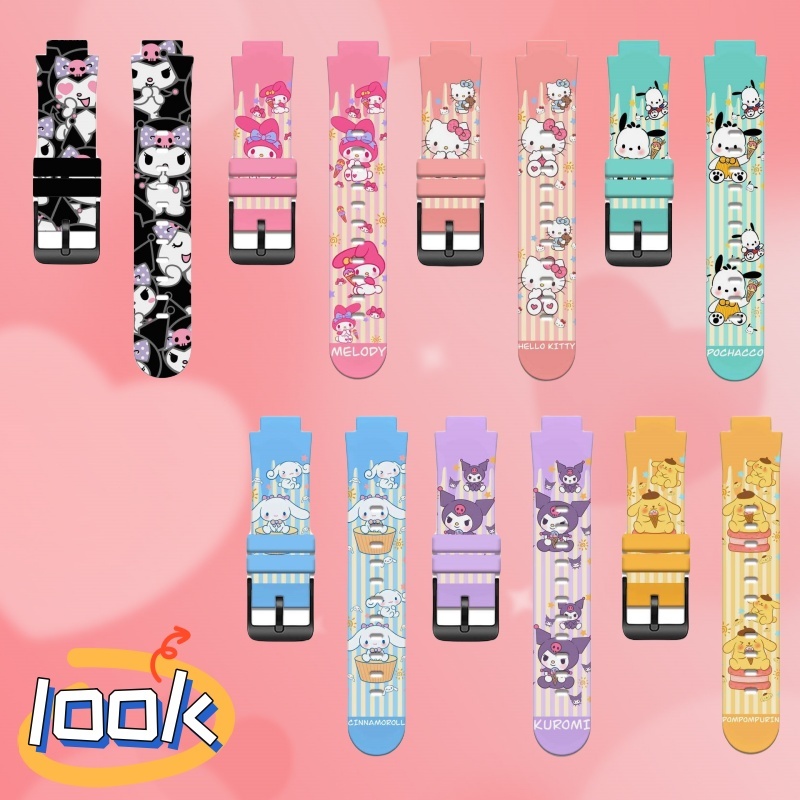 Little Genius Watch Strap,สายนาฬิกาการ์ตูนน่ารัก，สายนาฬิกาพิมพ์สี ...