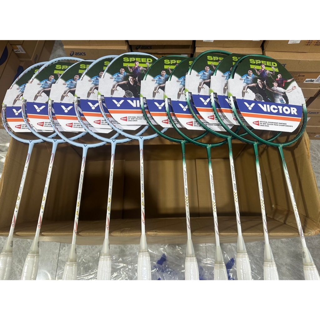 ไม้แบดมินตัน Victor : Auraspeed 8000/9000 (แถมเอ็นVS100 +กริป+ซอง+ใบรับประกัน) | Shopee Thailand