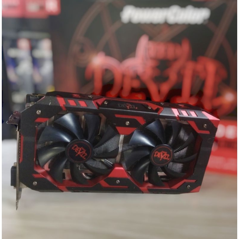 การ์ดจอ Powercolor Red Devil Radeon Rx580 8 G. (มือสอง) | Shopee Thailand