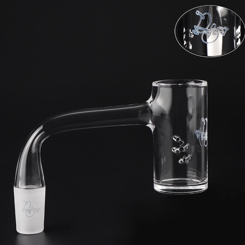 Quartz Banger - Auto Spinner Full Weld Clear Bottom with 4 Holes | 10mm ...