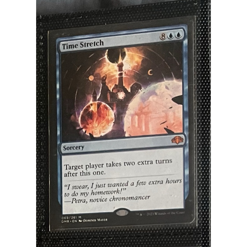 การ์ด MTG Time Stretch Blue EDH Magic the Gathering รุ่น DMR สภาพ Ex-Nm ...