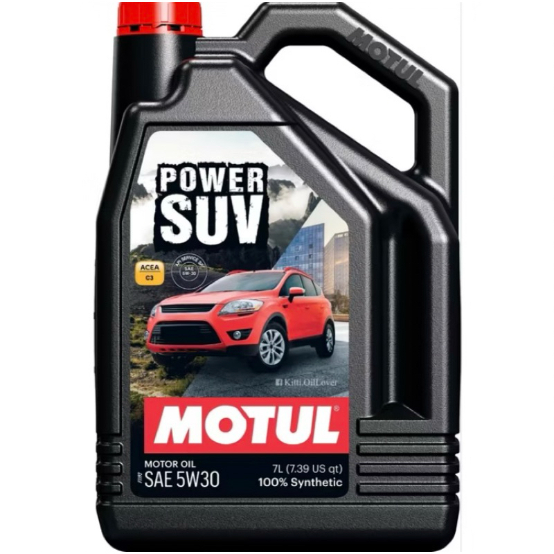 Motul Power SUV 5W30 โมตุล น้ำมันเครื่องสังเคราะห์แท้ 100% เครื่องยนต์ ...