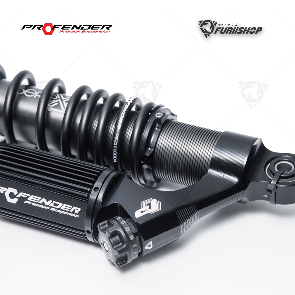 โช๊คหลัง Profender Premium Suspension For Yamaha Xmax 300 Black ...