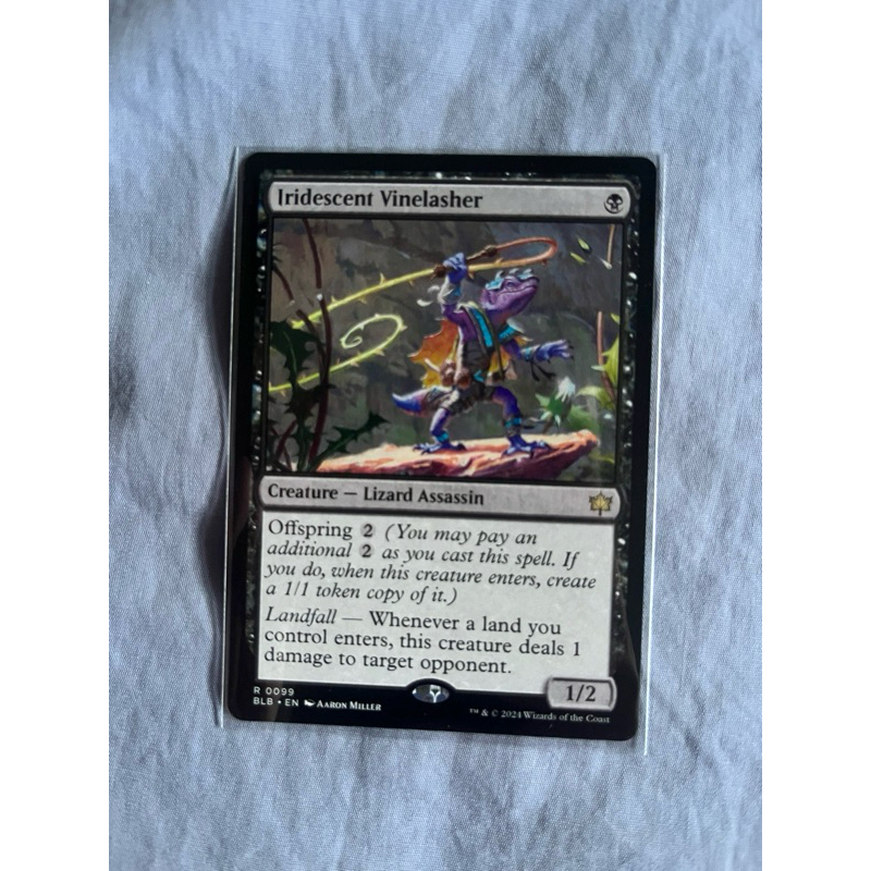การ์ด MTG Iridescent Vinelasher Black Magic the Gathering EDH รุ่น BLB ...