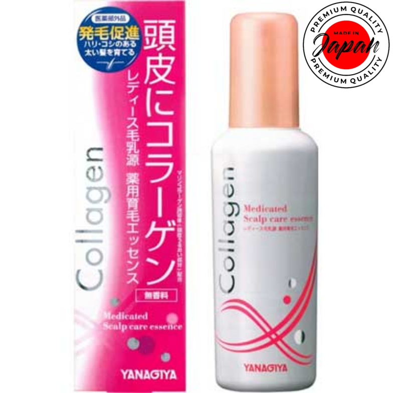 yanagiya Women's Hair Milk Medicinal Hair Growth Essence 150mL Collagen 100% Authenticity direct ...