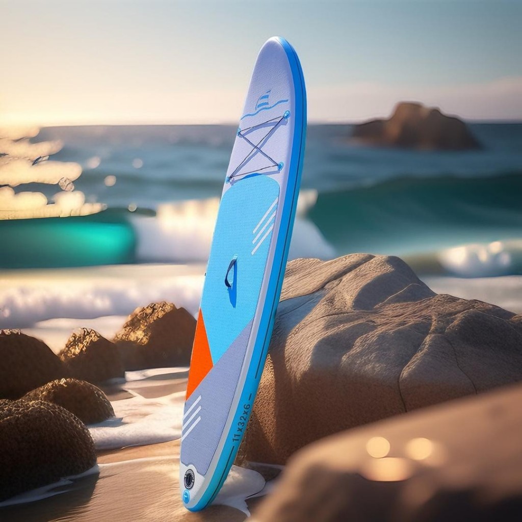 SUP board Surfboard Paddle board 11,00 (335*81*15cm)ซัฟบอร์ด ...
