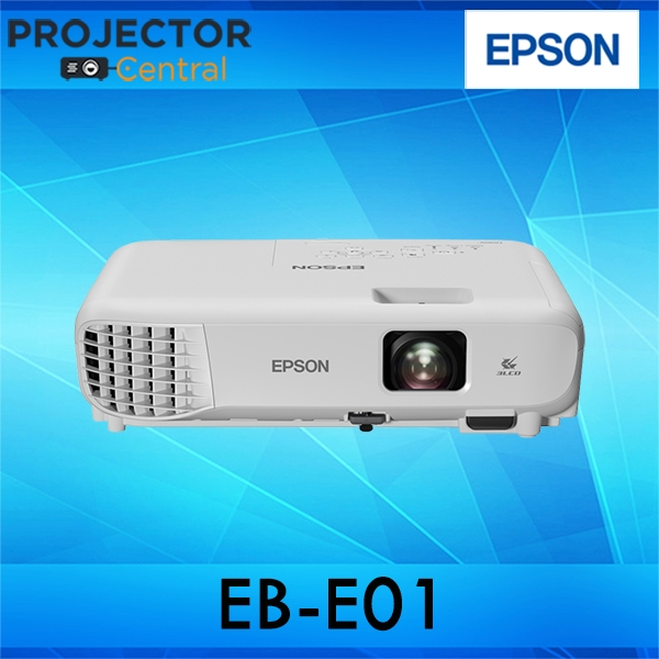 Epson EB-E01 3LCD Projector (3300 Ansi Lumens / XGA) | Shopee Thailand