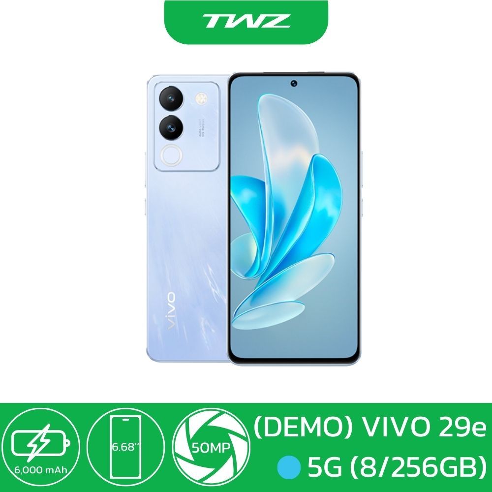 (เครื่องDEMO) VIVO V29e 5G 12/256GB แบตเตอรี่ 4800 mAh รองรับชาร์จไว 44W ไม่มีรับประกัน | Shopee ...