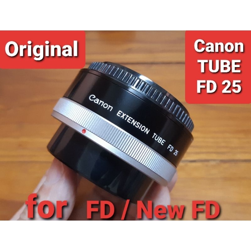 Original Canon EXTENSION TUBE FD 25 for Lens FD Macro 50mm f3.5 และใช้ ...