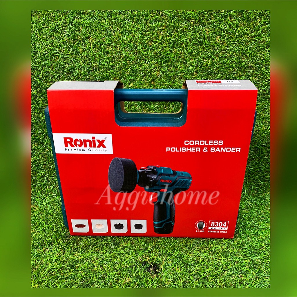 RONIX เครื่องขัดไร้สาย รุ่น 8304 (12V.) ขนาดใบ 75 มม. (พร้อมแบต 1 ก้อน ...