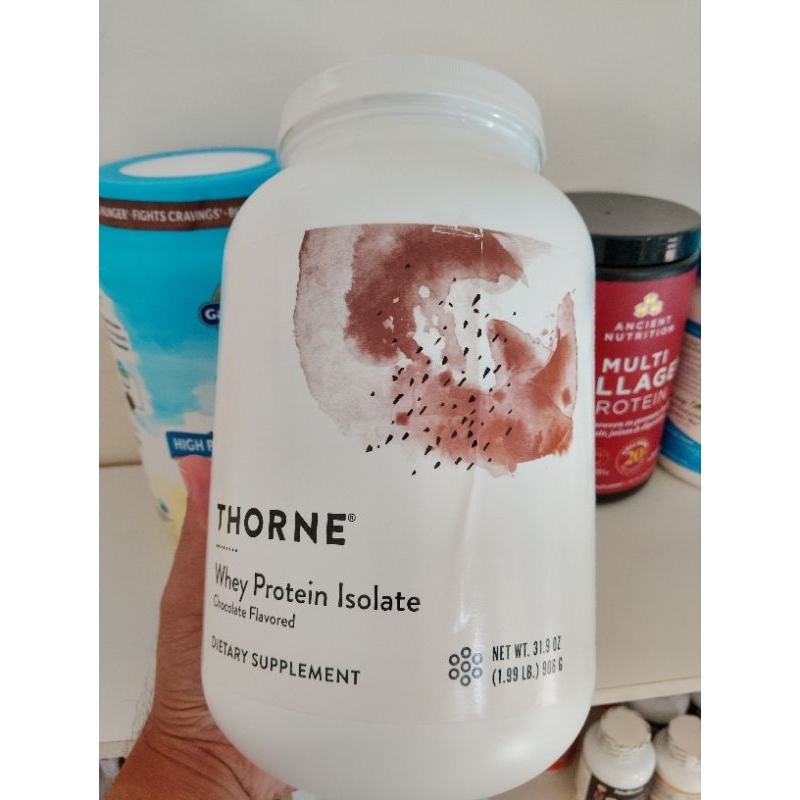 (พร้อมส่ง1ชิ้นสุดท้าย)Thorne Research, Whey Protein Isolate, Chocolate ...