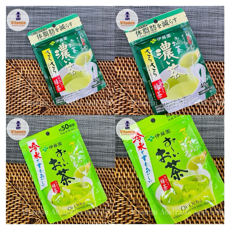 ITOEN ชาเขียวญี่ปุ่น ชนิดผง Itoen Instant Green Tea with Matcha นำเข้า ...