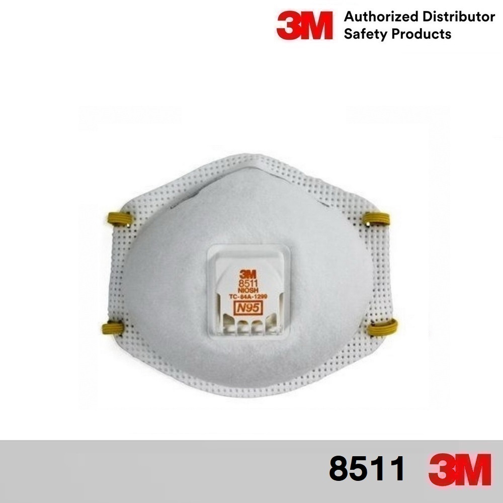 3M 8511 หน้ากาก N95 (1ชิ้น) ป้องกันฝุ่น ละออง PM2.5 8511 N95 | Shopee Thailand
