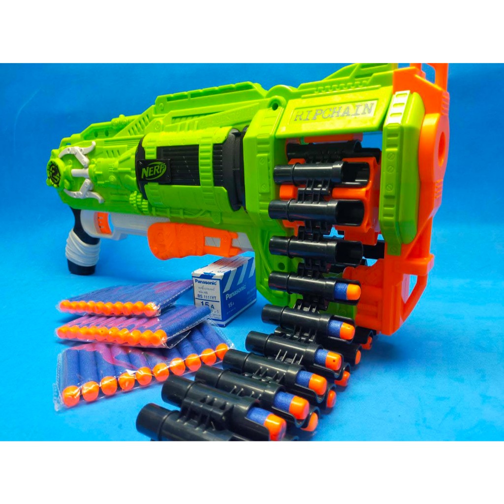 nerf zombie ripchain combat blaster ปืนnerf ของเล่น ปืนเนิร์ฟ ของแท้ ...