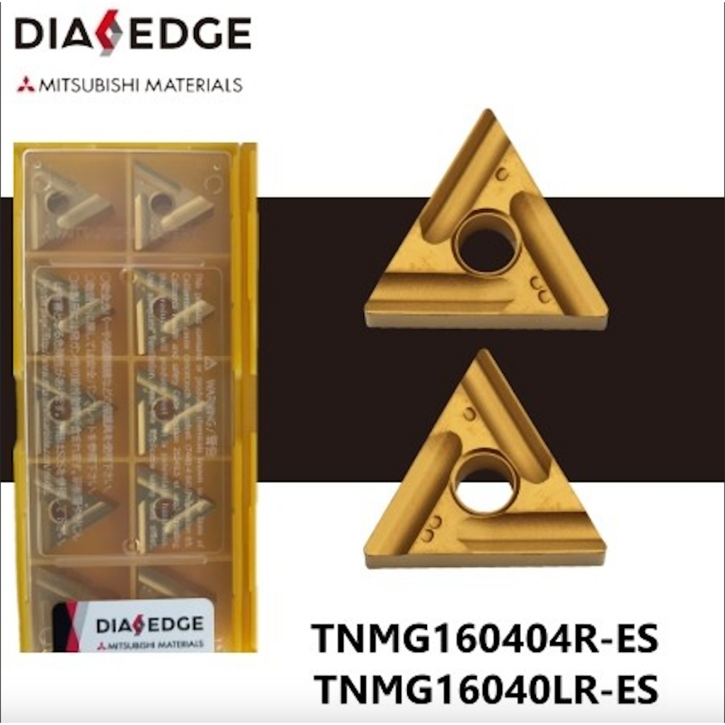 เม็ดมีด Inserts T16 เม็ดสองหน้า มุม 04 TNMG160404R-ES US735 TNMG160404L-ES US735 1กล่อง/10เม็ด ...