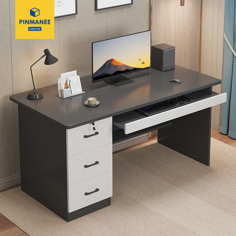 โต๊ะทำงาน วางคอมพิวเตอร์ อ่านหนังสือได้ Computer Desk ขนาด120/140cm มี ...