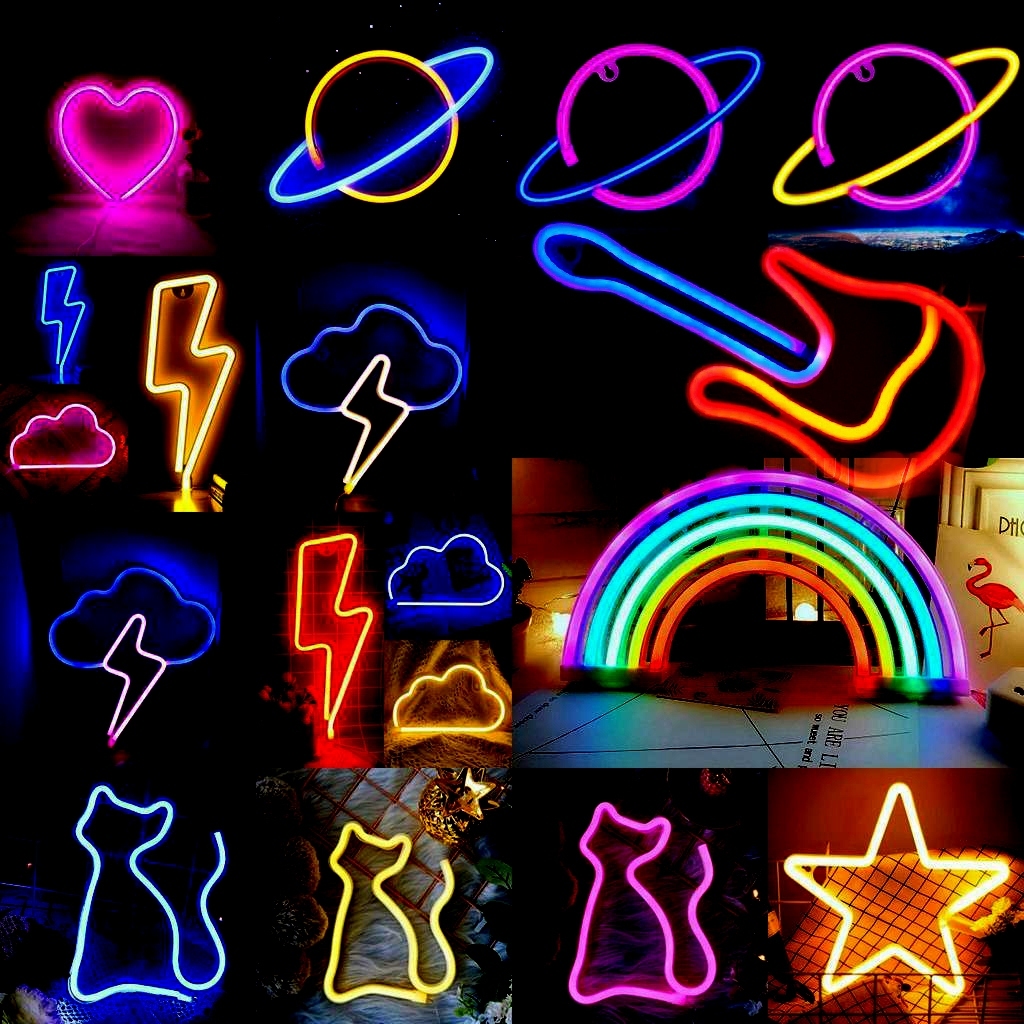 【UNOLUX】ไฟนีออน LED ใช้สำหรับตกแต่งห้อง ไฟนีออนที่ใช้พลังงานจาก ...