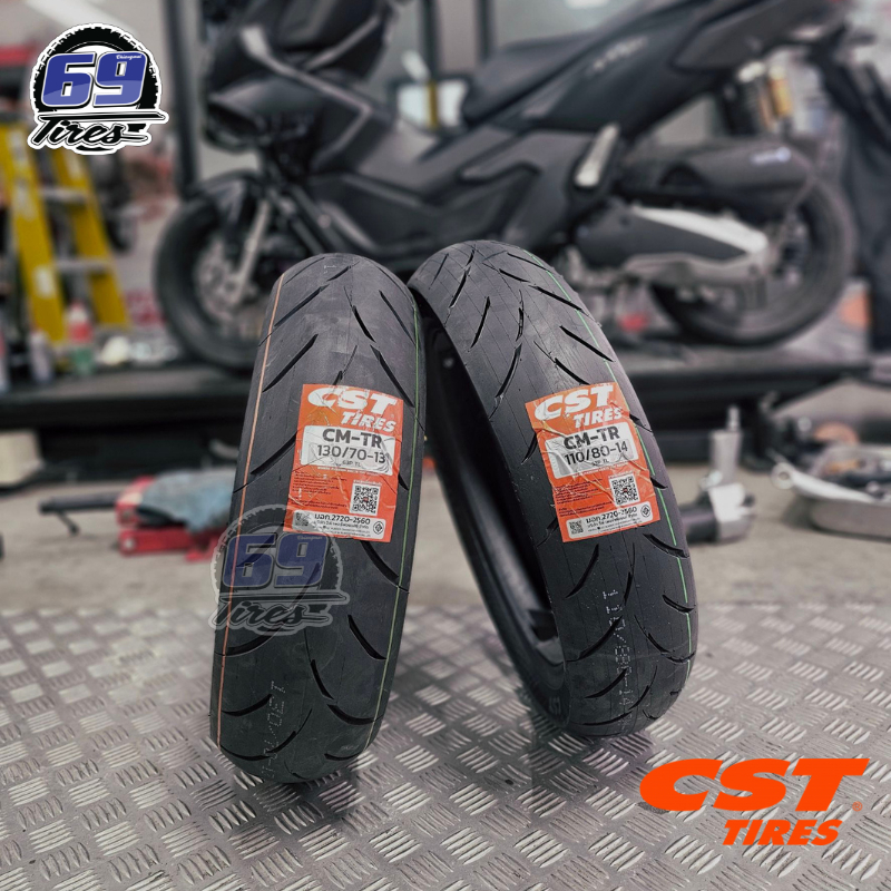 [CST] ยาง CST CM-TR ยางสำหรับสกู๊ตเตอร์ Honda ADV150/160 และ Aprilia SR GT200 | Shopee Thailand