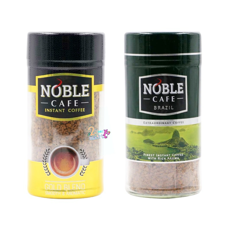 NOBLE CAFE 2 แบบ Instant Coffee / Brazil 100g กาแฟสำเร็จรูป 100 กรัม ...