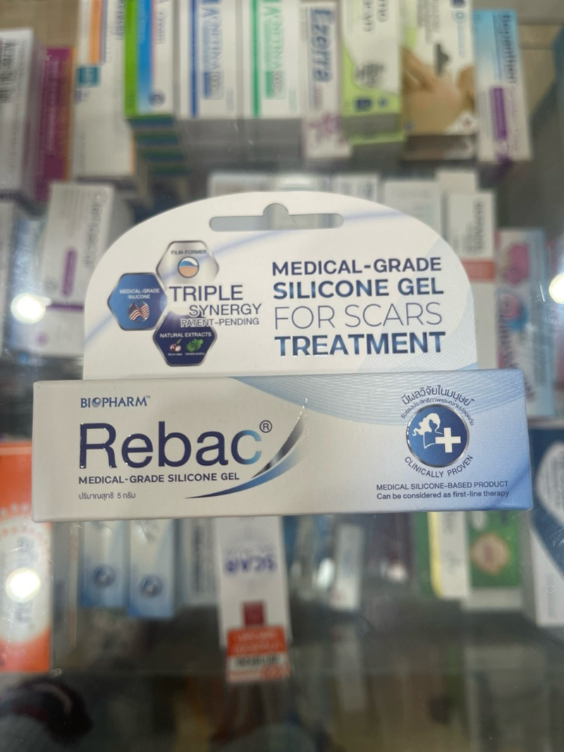 ล็อตใหม่สุด exp12/2027 Rebac Medical grade silicone gel 5 g 15g รีแบค ...