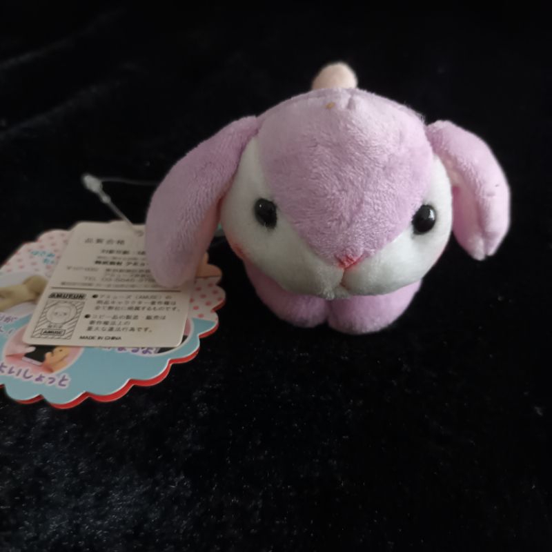 AMUSE Poteusa Loppy Bunny Plush Clip Lavender & White | Shopee Thailand