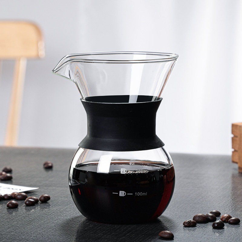เหยือกกาแฟ เหยือกดริปกาแฟ 400ml กาดริปกาแฟ ผลิตจากแก้ว Coffee Maker Pot ...